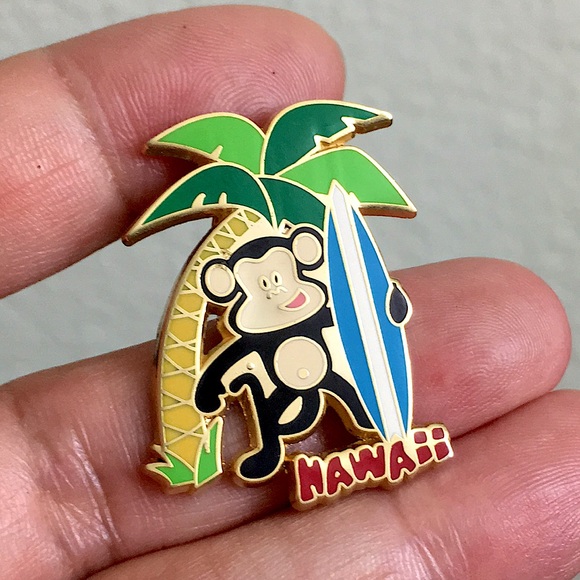 new | Jewelry | New Hawaii Monkey Pin | Poshmark